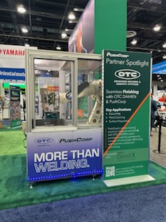 PushCorp Finishing Solutions | Integrated with OTC DAIHEN Robots